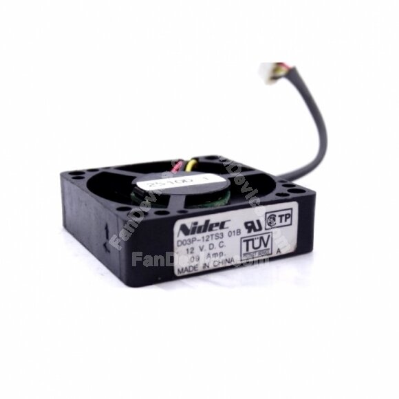 Nidec D03P-12TS3 DC 12V 0.09A 3 Wires Axial Cooling Fan - FanDevice.com