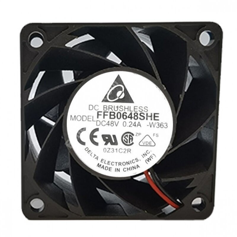 Delta FFB0648SHE DC 48V 0.24A 2 Wires / 3 Wires Axial Cooling Fan ...